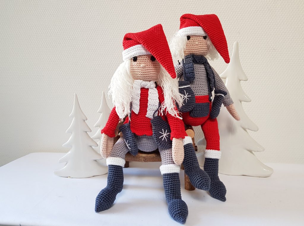 Opskrift på hæklede Nisser | Emanladesign